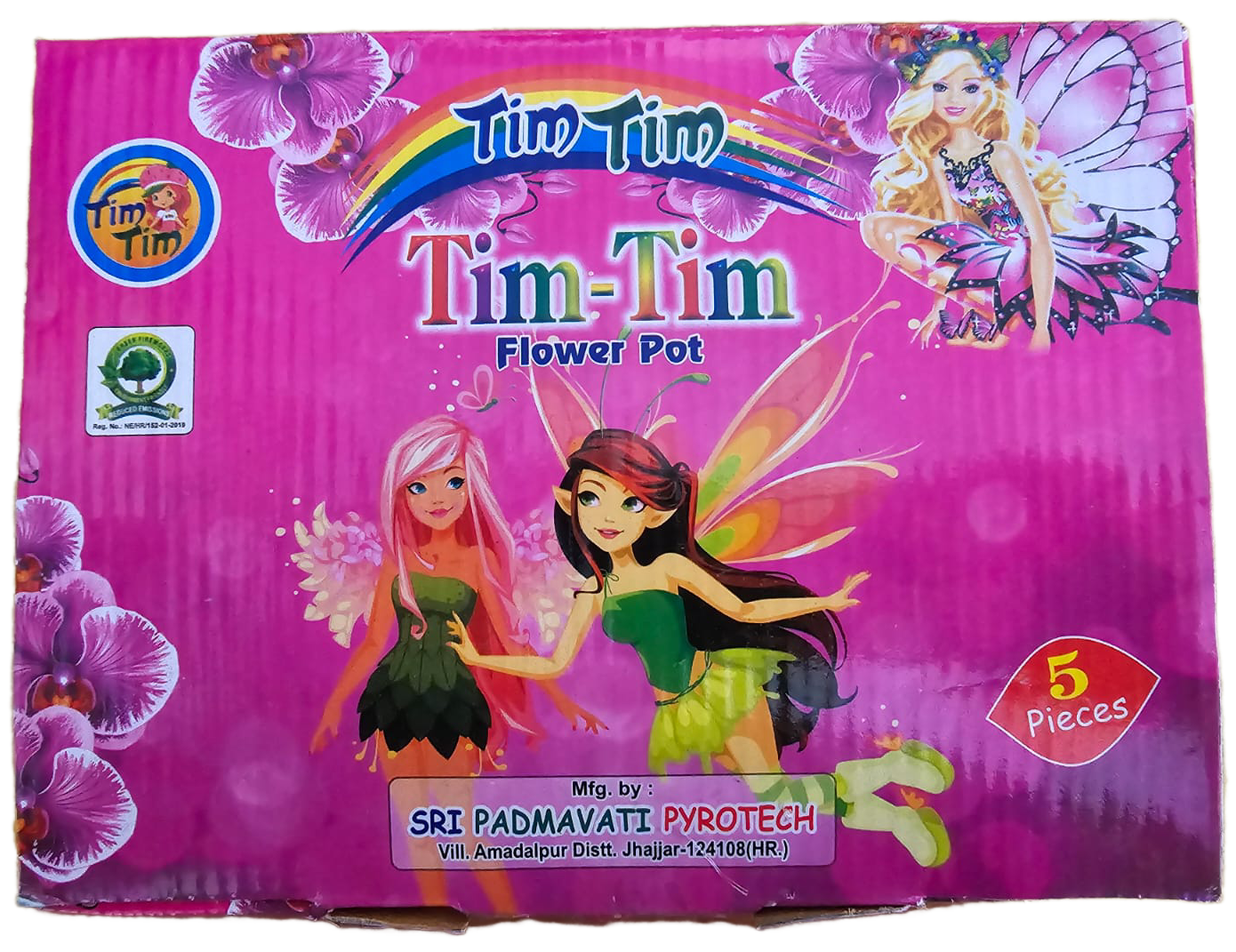 Tim Tim Flower Pots Crackers - 1box( 5 pieces) online at lowest price